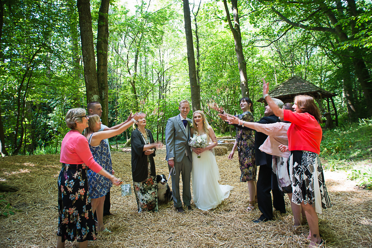 Mark & Jade's Intimate woodland wedding